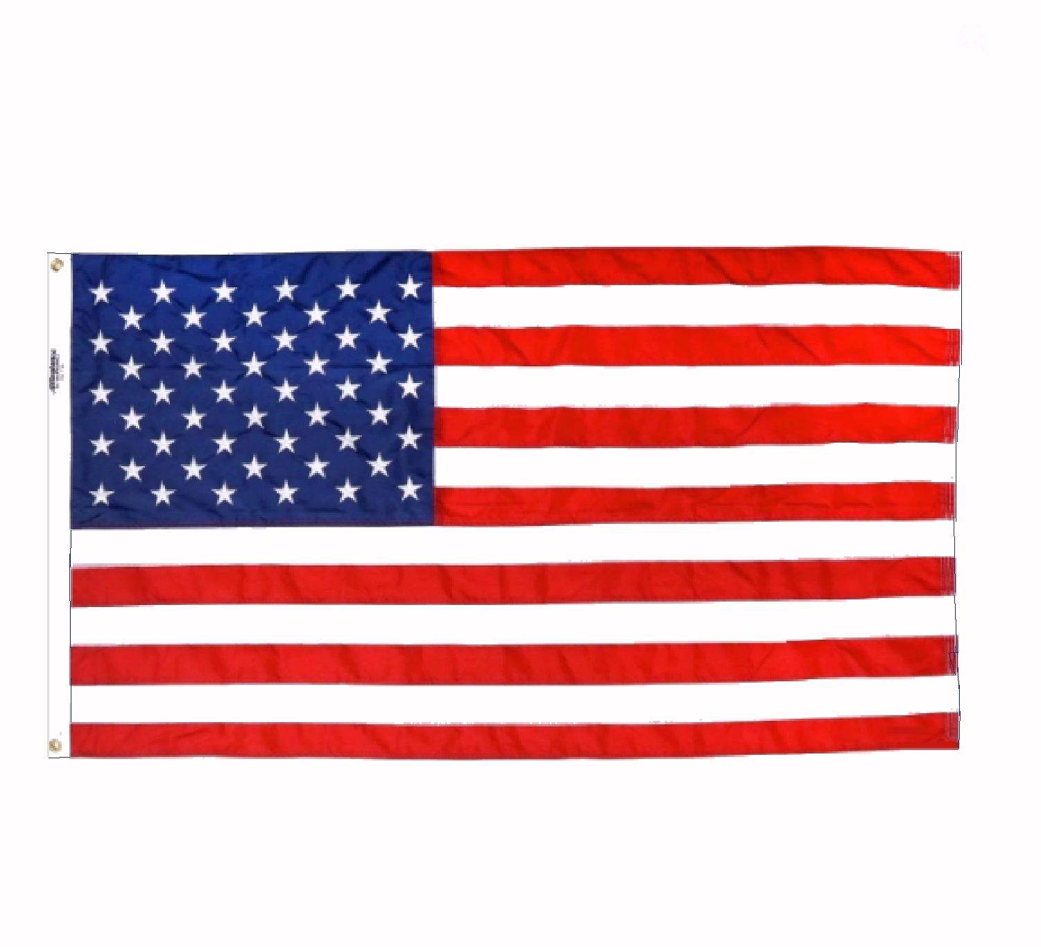 USA U.S. Flag 3 foot x 5 foot (standard size) with Embroidered Stars ...