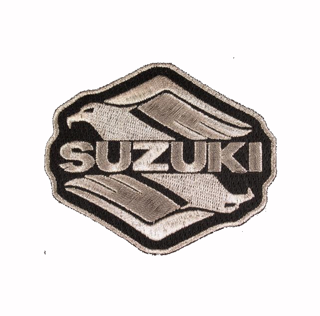 Suzuki Intruder Black-Silver Embroidered Iron-On Sew-On Patch ...