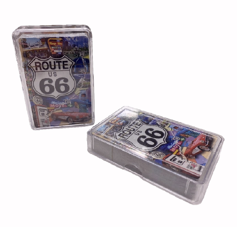Route 66 Historic Playing Cards with Carrying Case - CycleServe Store