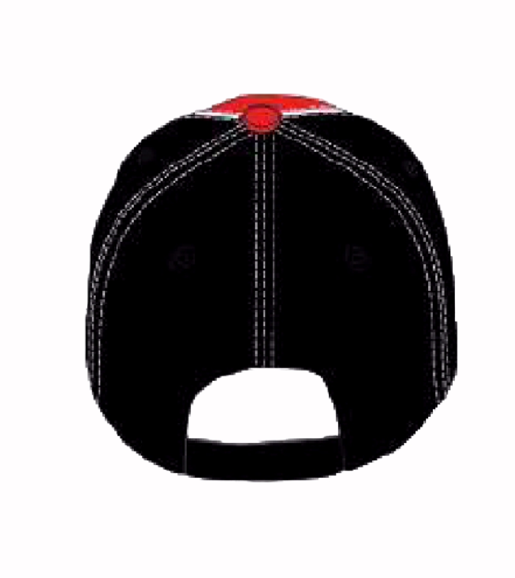 Ford Mustang Red Embroidered Running Horse Logo Cap Hat - CycleServe Store