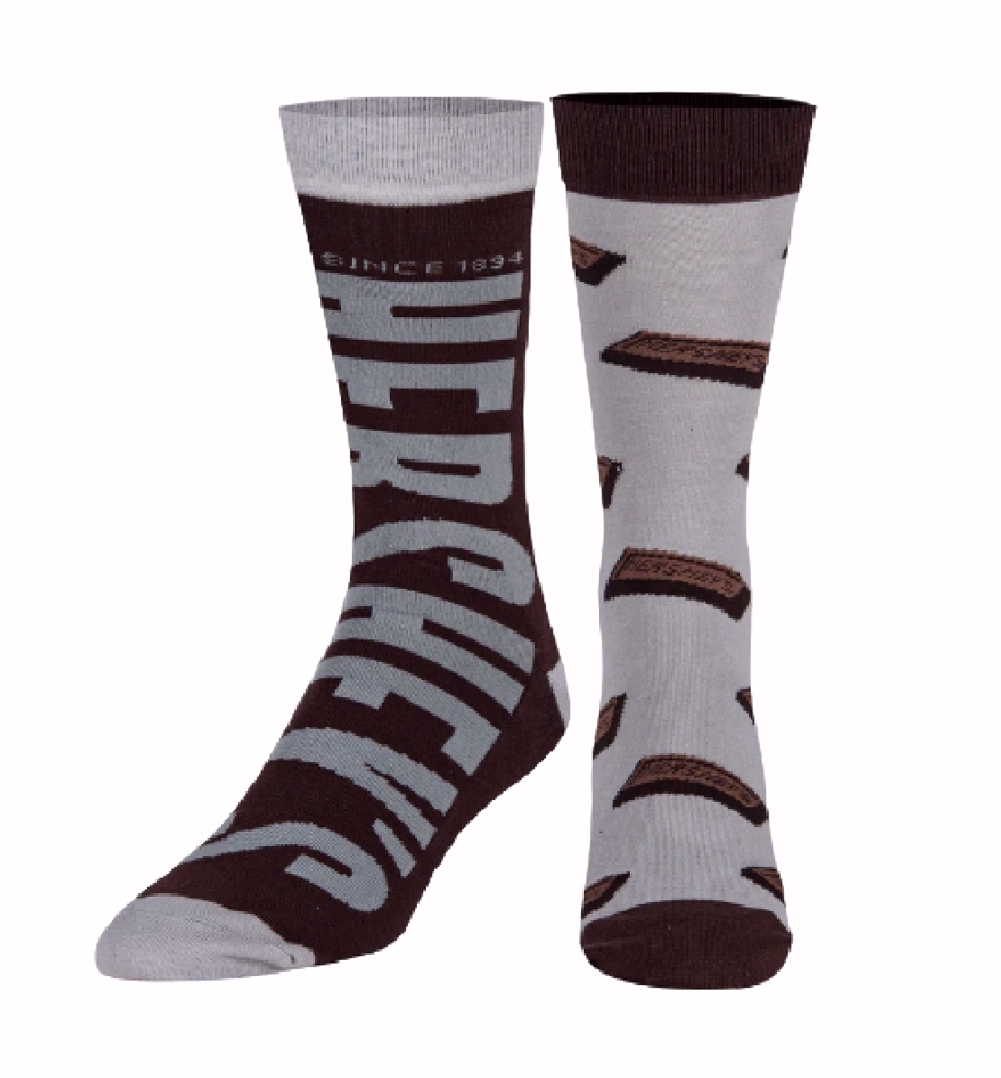 Hersheys Bar Split Athletic Crew Socks - CycleServe Store