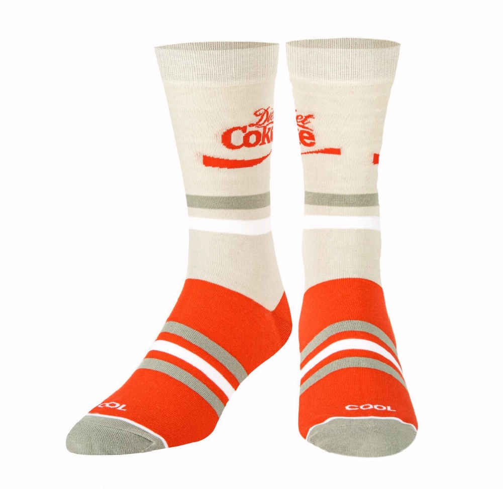 Diet Coke Silver Logo Athletic Crew Socks - CycleServe Store