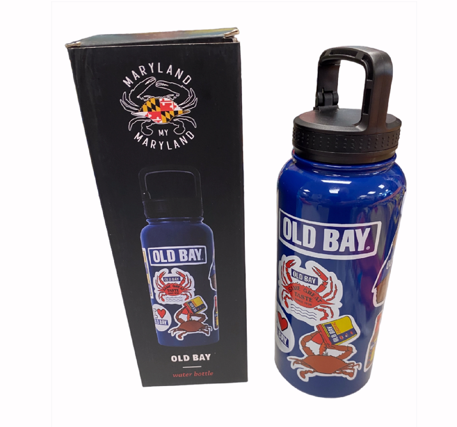 Old Bay Stickers Hot/Cold 1 Quart Travel Water Bottle - CycleServe Store