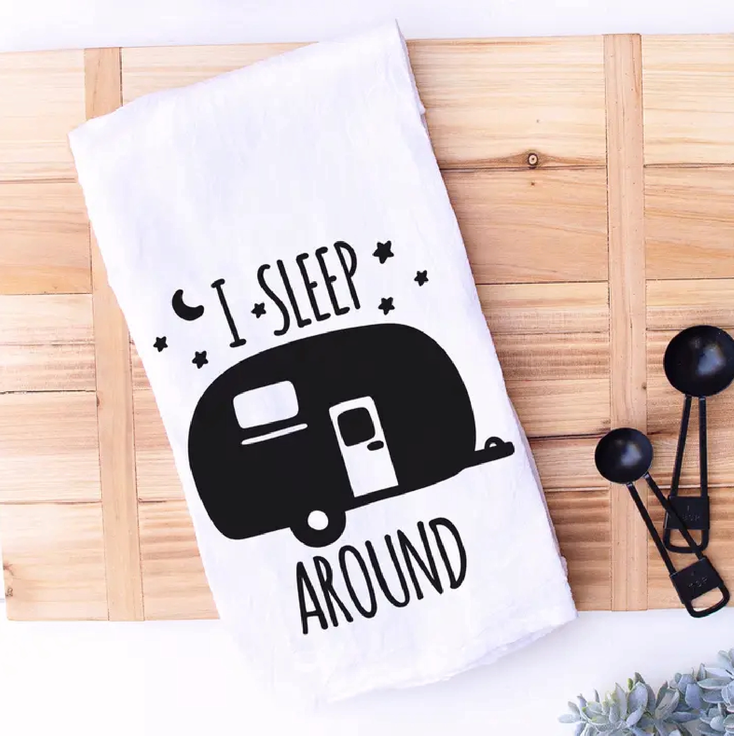 I Sleep Around RV Camper Hand and Kitchen Towel - CycleServe Store
