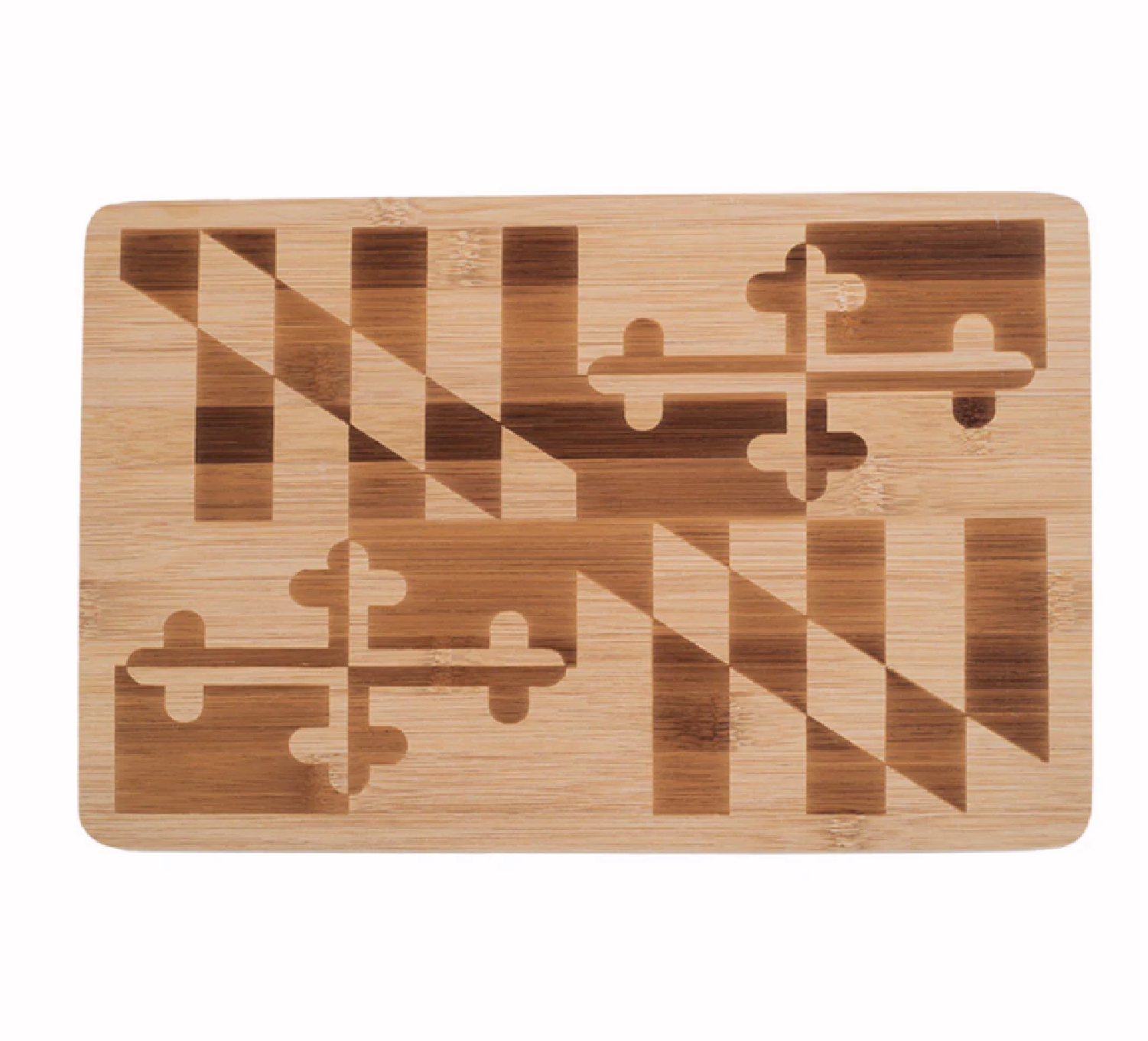 Maryland Flag Pattern Cutting Board - CycleServe Store